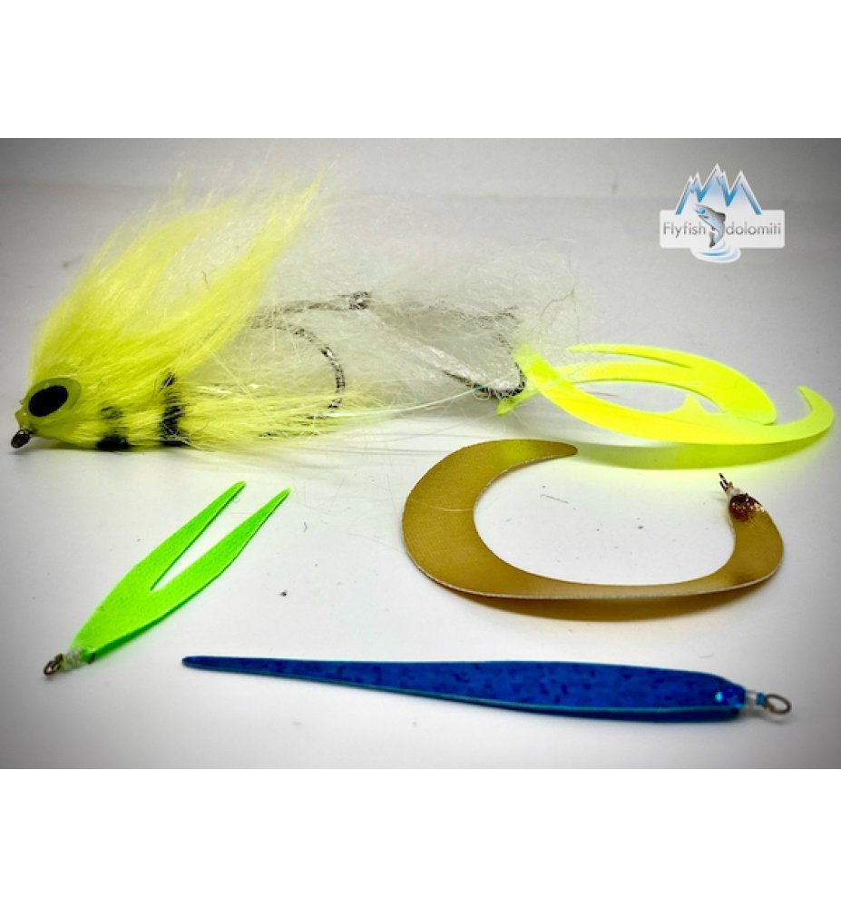 Pacchiarini Dragon Tail Super Pike Streamer - Pike Sreamer | Fly fishing equipment